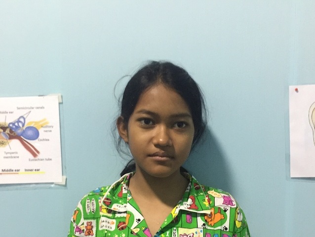 Success! Srey Pich from Cambodia raised $423 to fund ear surgery. | Watsi