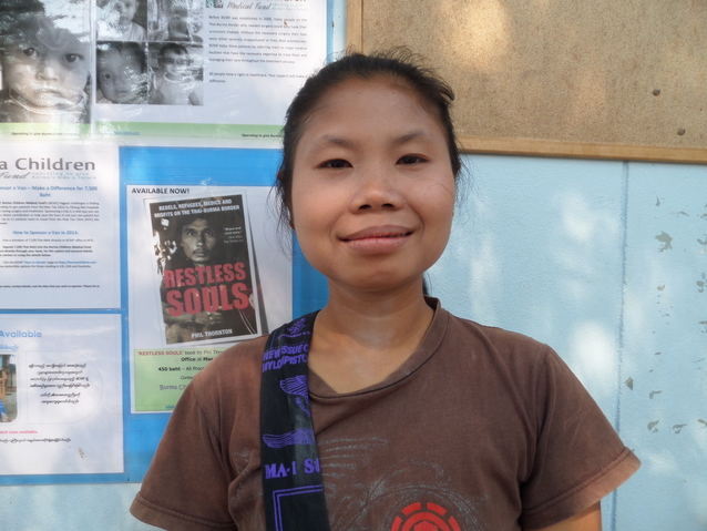Myint Myint from Burma raised $1,500 to help her breathe easily after a ...