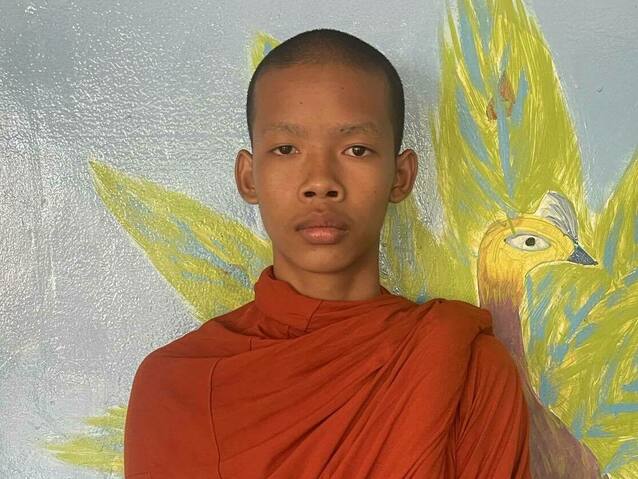 Sophanith is a teenage monk from Cambodia who needs $495 to fund burn ...