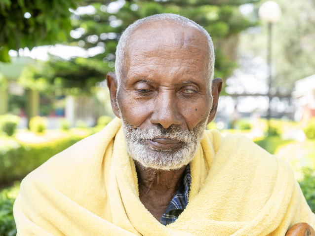 Success! Abera from Ethiopia raised $150 to fund cataract surgery. | Watsi