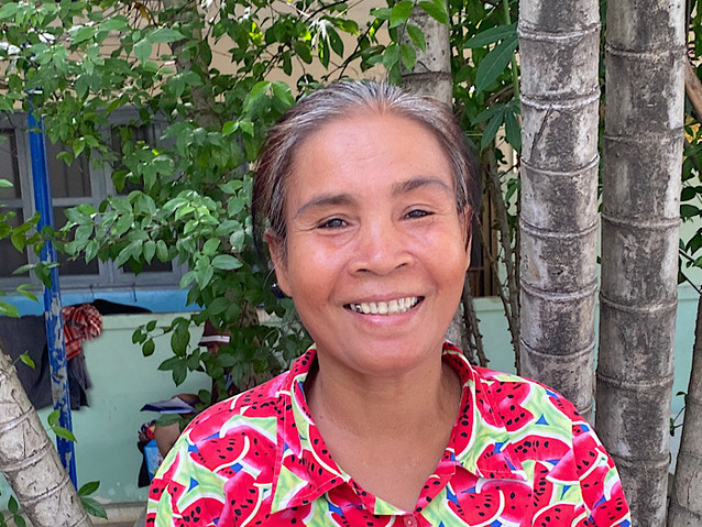 Sran is a 48-year-old woman from Cambodia who needs $482 to fund ear ...